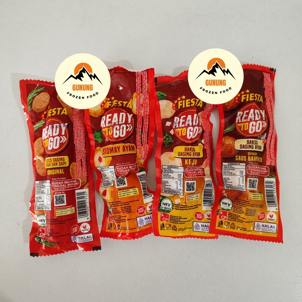 Jual Fiesta RTG Sosis/ Siomay/ Bakso Keju/ Bakso Barbekiu/ Sosis Pedas ...