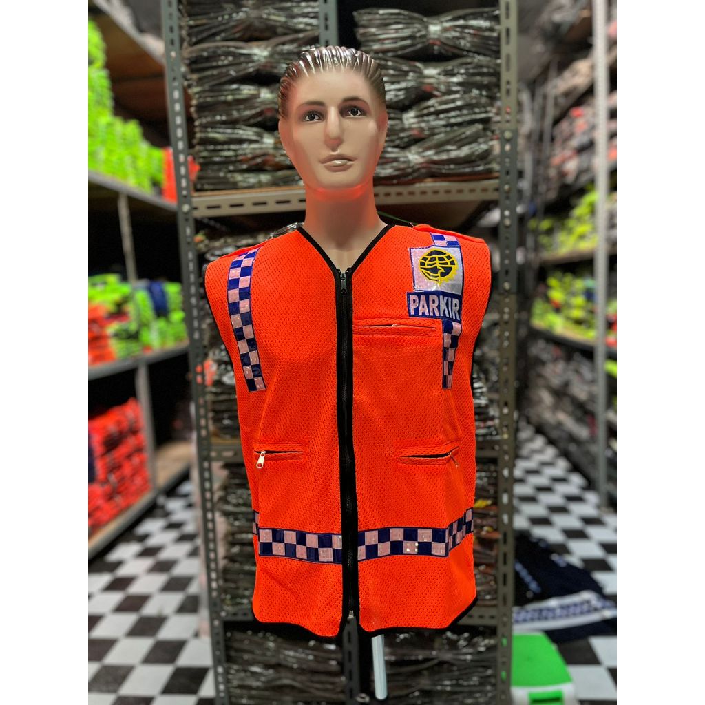 Jual Rompi jaring parkir / rompi safety / rompi umum /rompi parkir ...