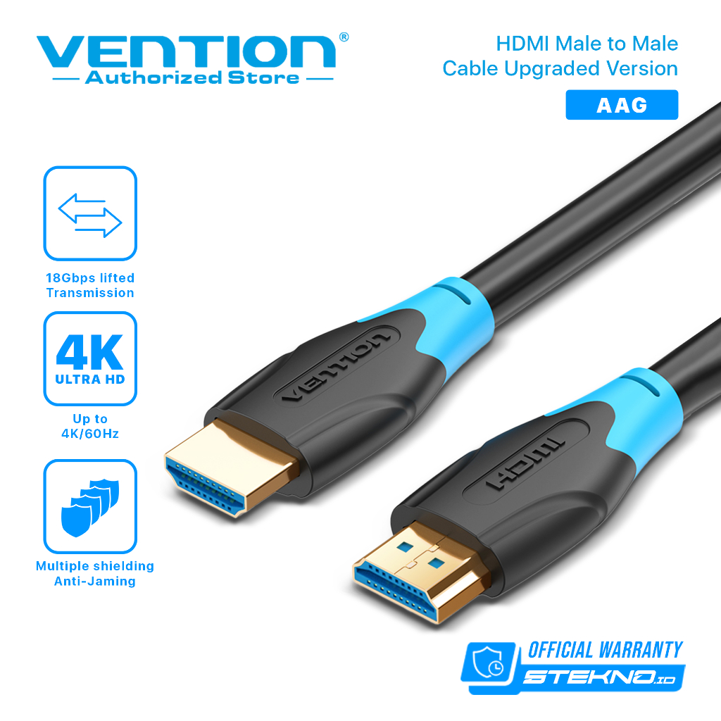 Jual Vention AAG Kabel HDMi Male to Male (0.5m - 3m) | Shopee Indonesia
