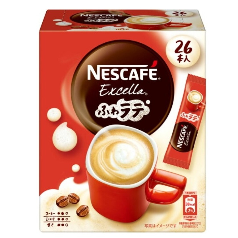 Jual Kopi Nescafe Excella Fluffy Fuwa Latte Instant Coffee 26 x 7,4 Gram | Shopee Indonesia