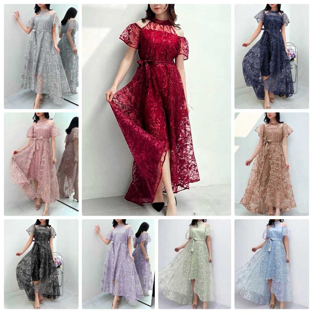 Jual Dress Charity JCHM 3 Ukuran M L XL Fashion Pakaian Wanita Bahan ...