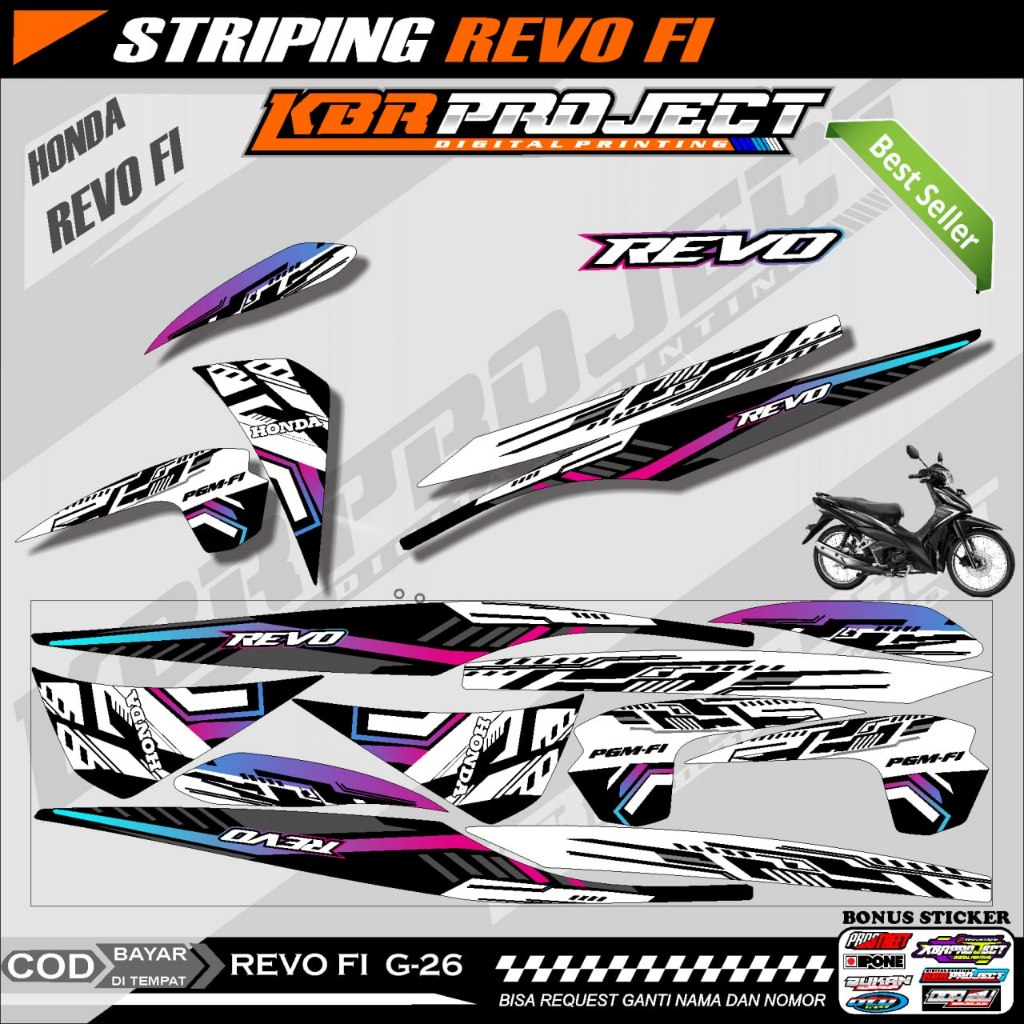 Jual REVO FI STIKER STRIPING PREMIUM MOTOR KEREN LIS VARIASI MOTOR ...