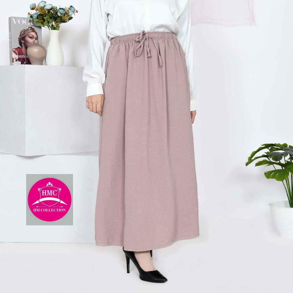 Jual Rok CRINKLE Airflow / Dayli Rok JUMBO / Rok Crinkle Murah Serut ...