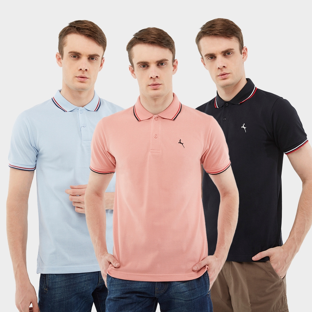 Jual ROMP Kaos Polo Kerah Pria - Basic | Shopee Indonesia