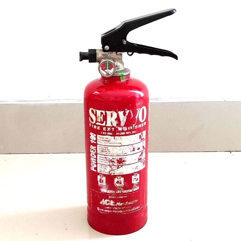 Jual Tabung pemadam apar SERVVO 1KG ABC 90 POWDER P100 Alat pemadam api ringan | Shopee Indonesia