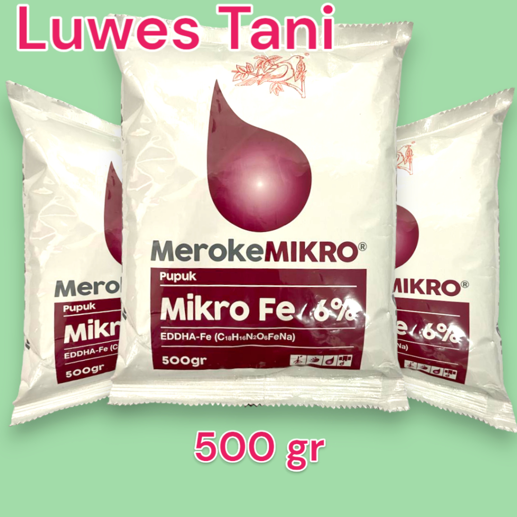Jual Meroke Mikro FE 6% 500 gr - Nutrisi Mikro Besi Hidroponik Grade ...