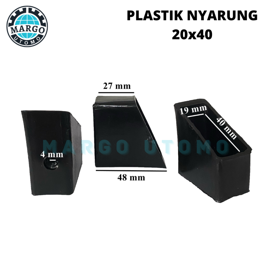 Jual Plastik Kaki Kursi Meja Holo Hollow 2x4 20x40 Miring Lubang - 4 ...