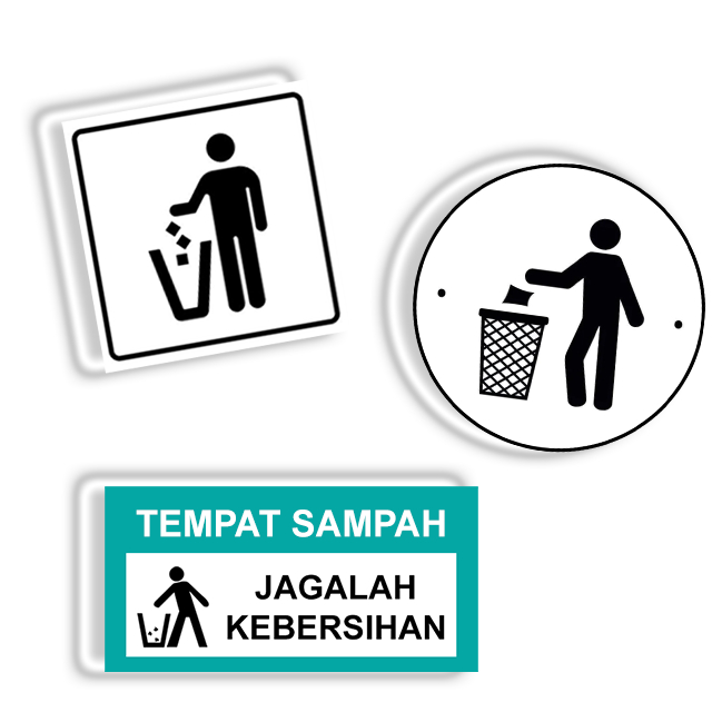 Jual Stiker Logo Tulisan Tempat Sampah | Shopee Indonesia