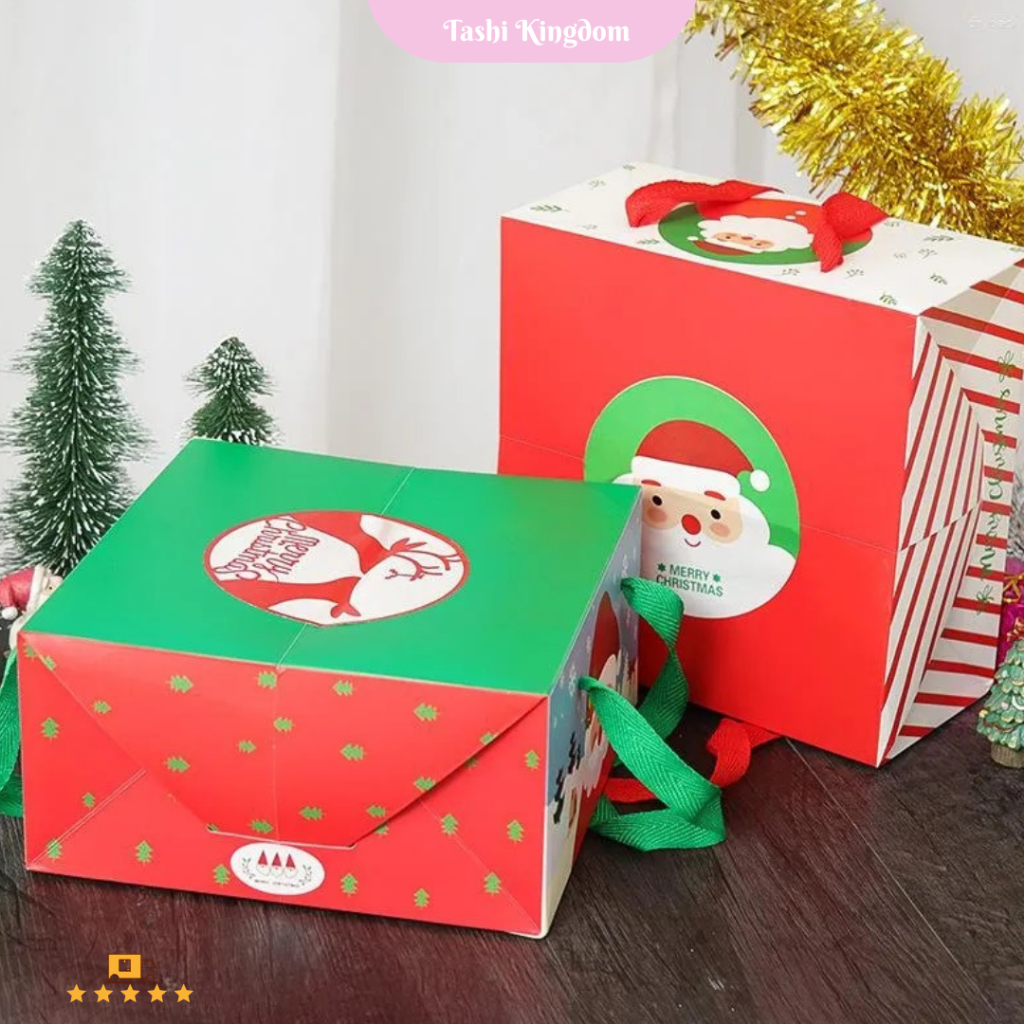 Jual Kotak Kado Natal Gift Box Snack Christmas Kotak Hampers Natal ...