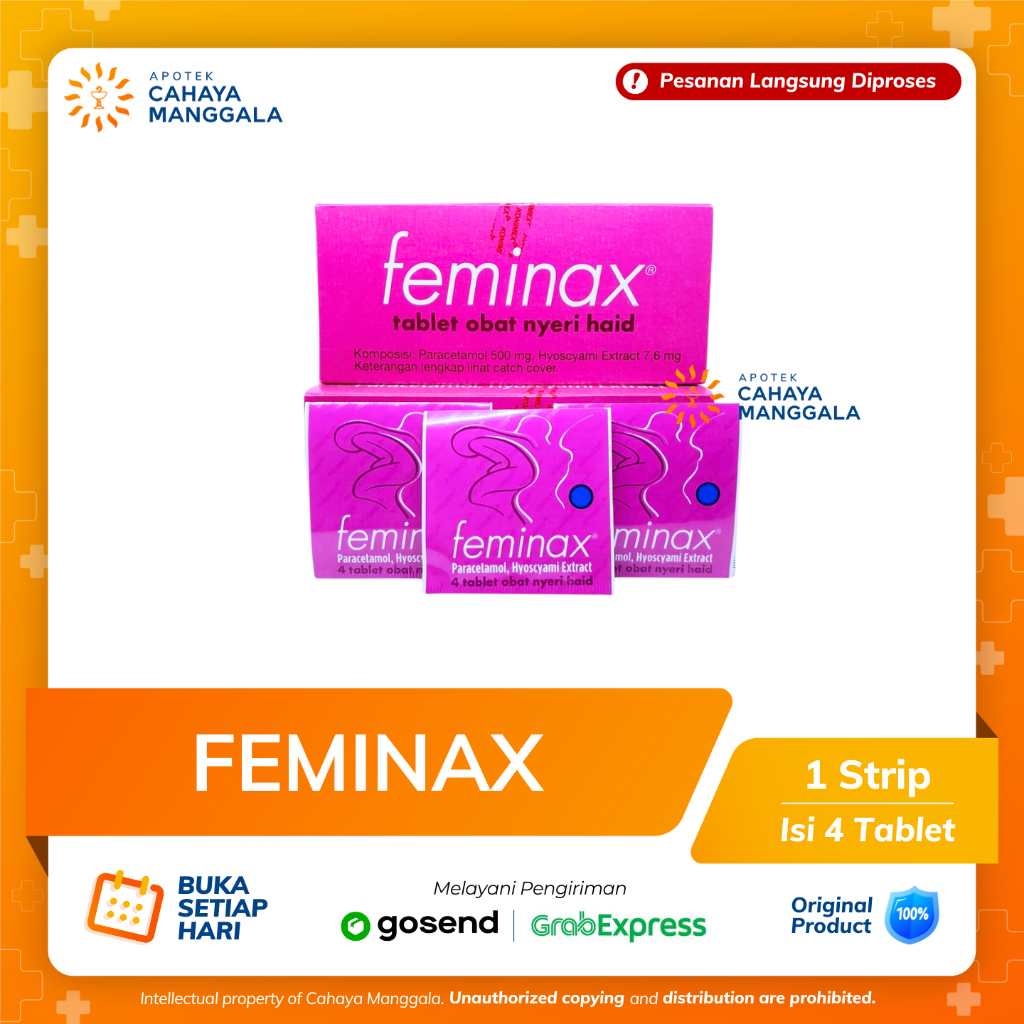 Jual FEMINAX PER STRIP 4 TABLET | Shopee Indonesia
