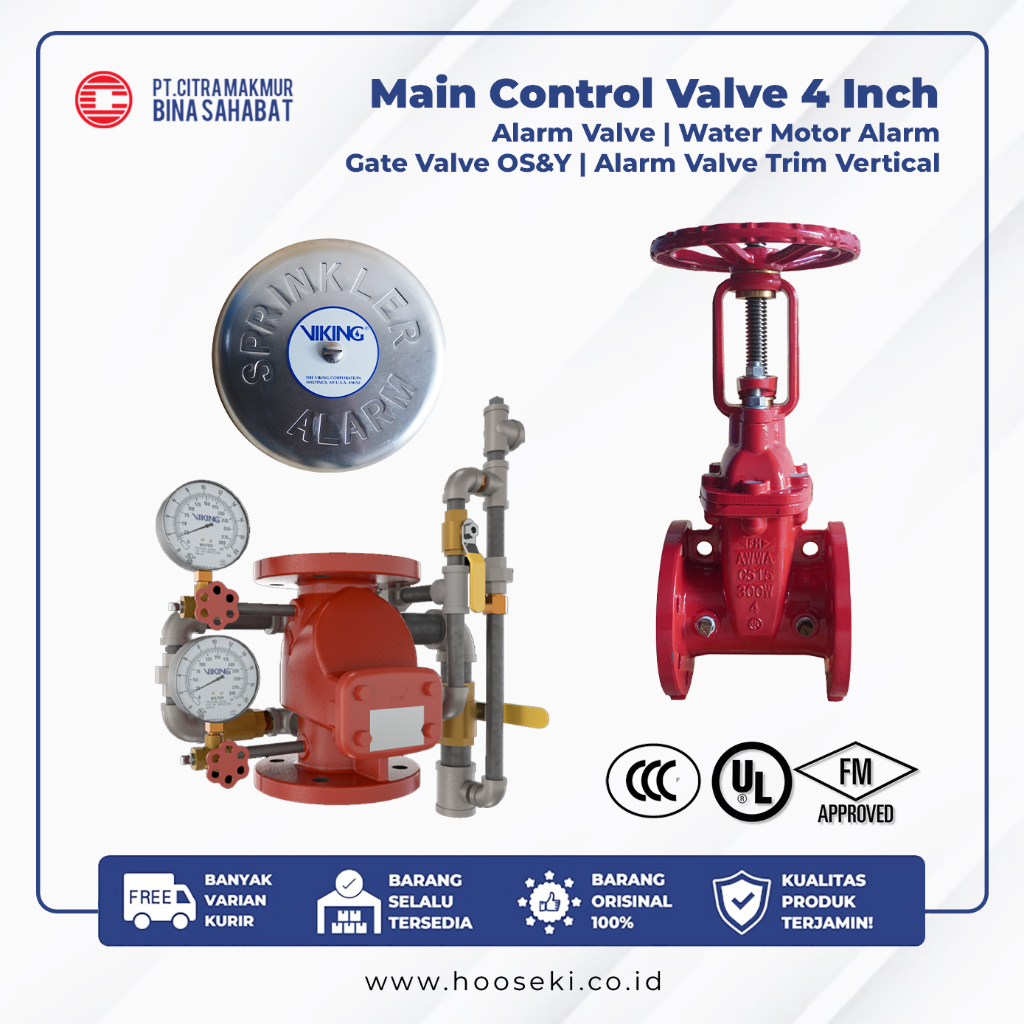 Jual Main Control Valve 4 Inch Viking (MCV Set) With Gate Valve ...