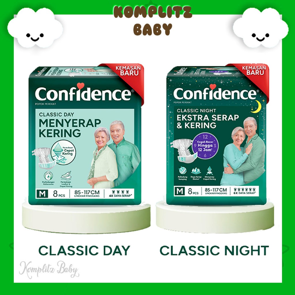 Jual Confidence Classic Popok dewasa / Adult Diapers M 8 , L 7 Tipe ...