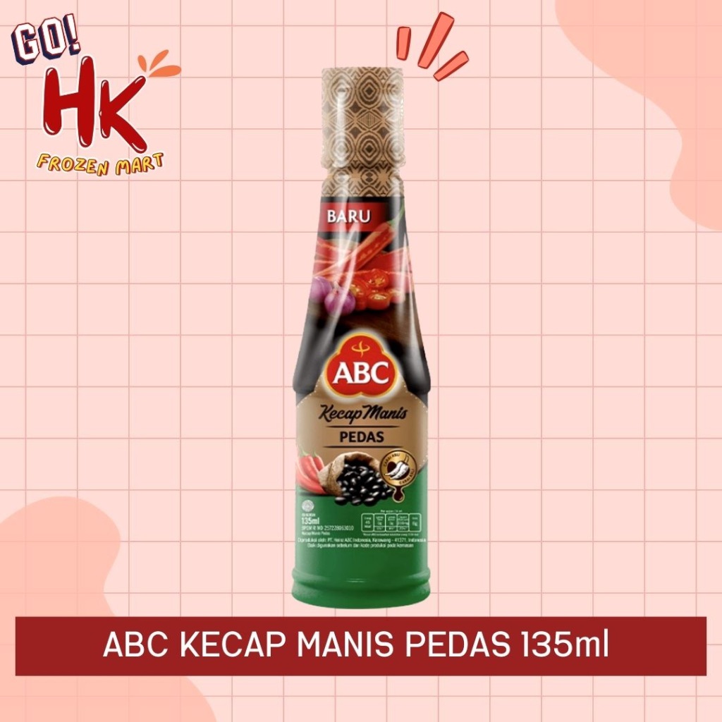 Jual ABC Kecap Manis Pedas 135ml | Baru sweet spicy indofood HK Frozen ...