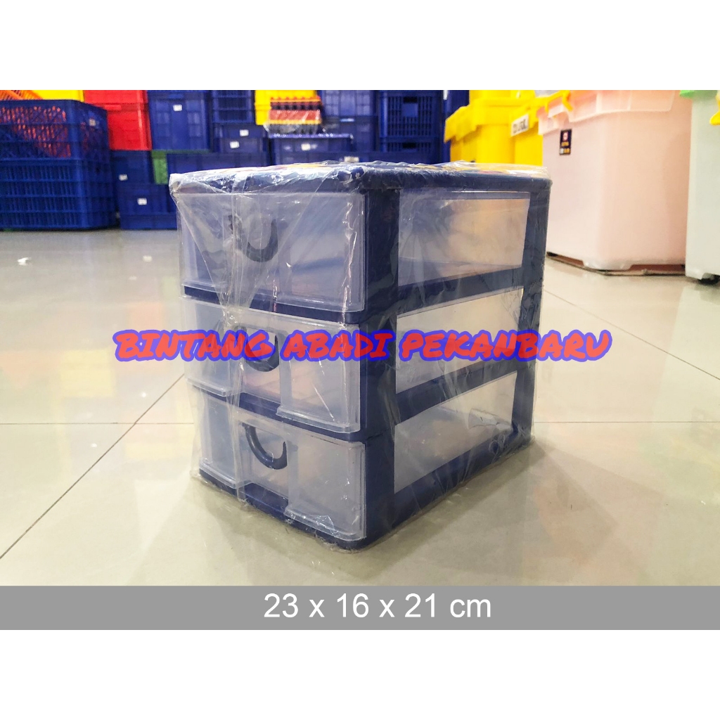 Jual Laci Kecil Aksesoris M3 Mini Kontainer Laci Susun Komet Star ...
