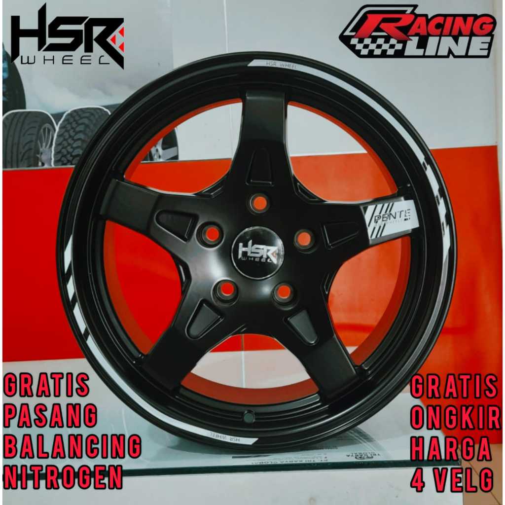 Jual VELG MOBIL RACING HSR PENTE RING 16 UNTUK INNOVA EXPANDER CAPTIVA ALPHARD INNOVA ERTIGA ...