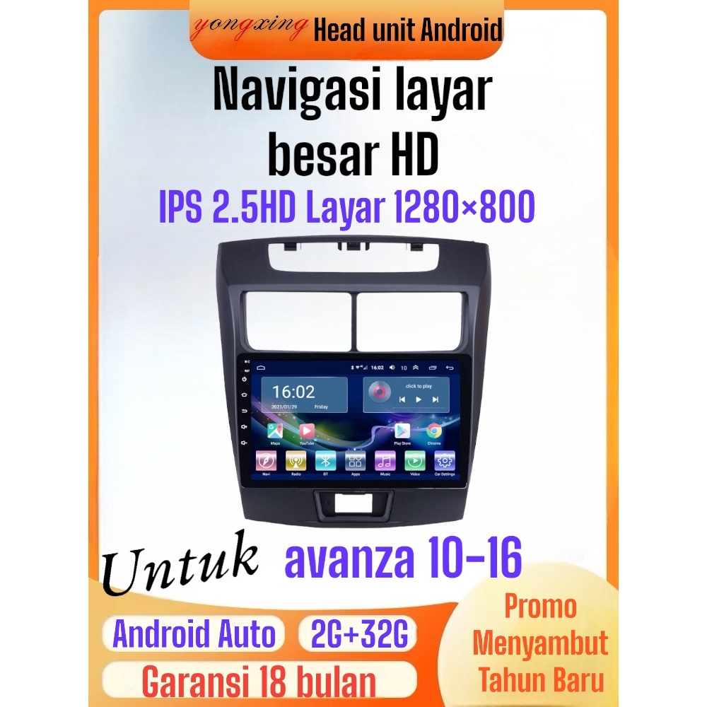 Jual Head unit Android Avanza Veloz Xenia Tahun 2010-2016Penerima ...