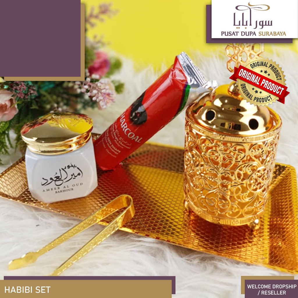 Jual Mabkhara/Tempat Dupa/Bukhour/Bakhoor/Menyan/Buhur/set talam ameeer ...