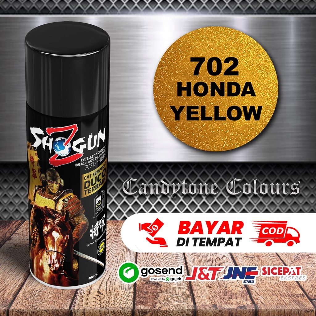 Jual Shogun Z Honda Yellow 702 Shogun Z Spraypaint Aerosol 400CC ...