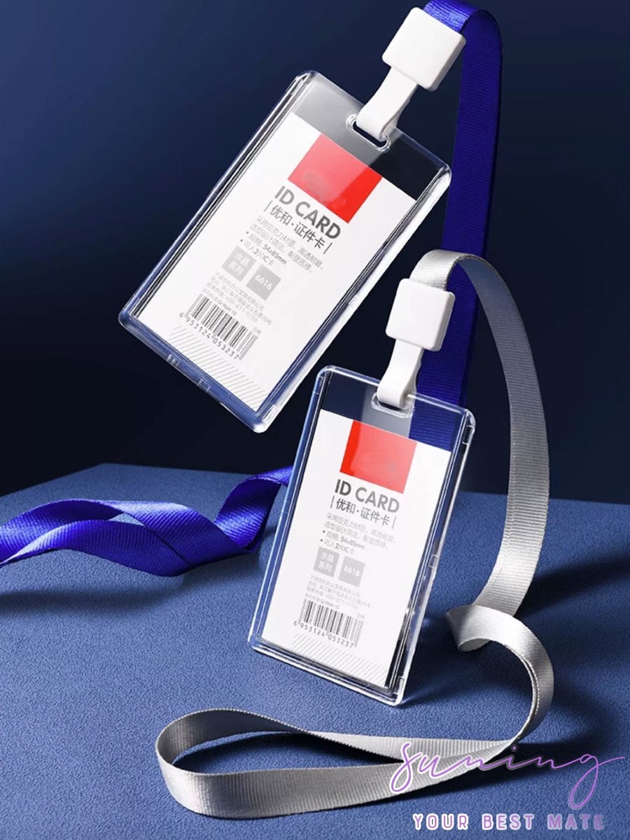 Jual Holder Id Card Acrylic Id Card 2 sisi Tempat Kartu Id Card Member ...