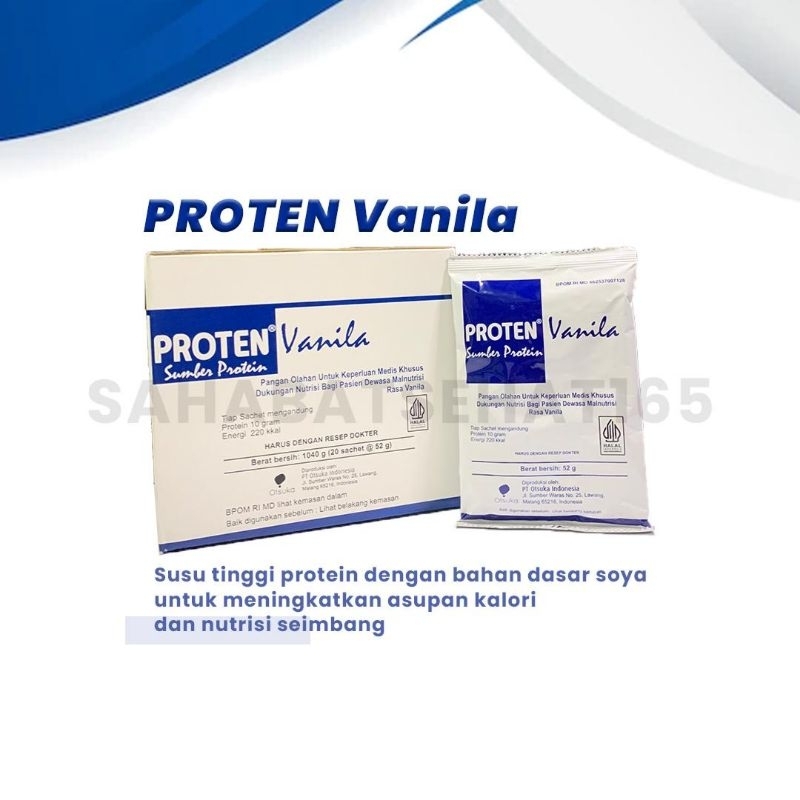 Jual Proten Vanila dan Coklat 52 gr, 1 box @20 sachet | Shopee Indonesia