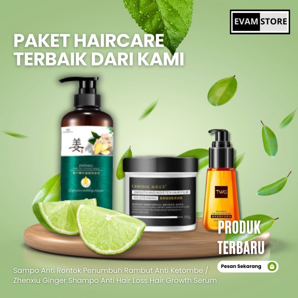 Jual 3in1 BPOM PERAWATAN RAMBUT | HAIR TREATMENT| SUDAH DAPAT SAMPO ...