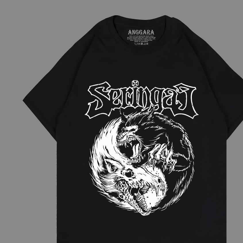 Jual Kaos seringai serigala / kaos metal band seringai / baju metal l ... Jual Kaos seringai serigala / kaos metal band seringai / baju metal l ...