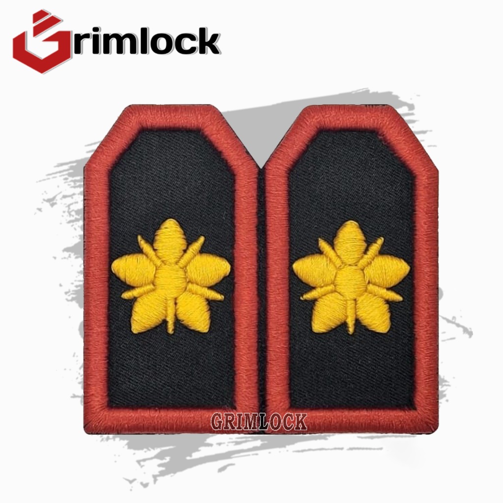 Jual Pangkat Bordir Pdl / Kompol / Akbp / Kombes / List Merah | Shopee ...