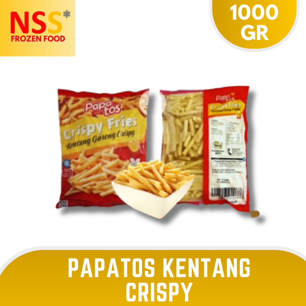 Jual PAPATOS KENTANG CRISPY 1 KG | Shopee Indonesia