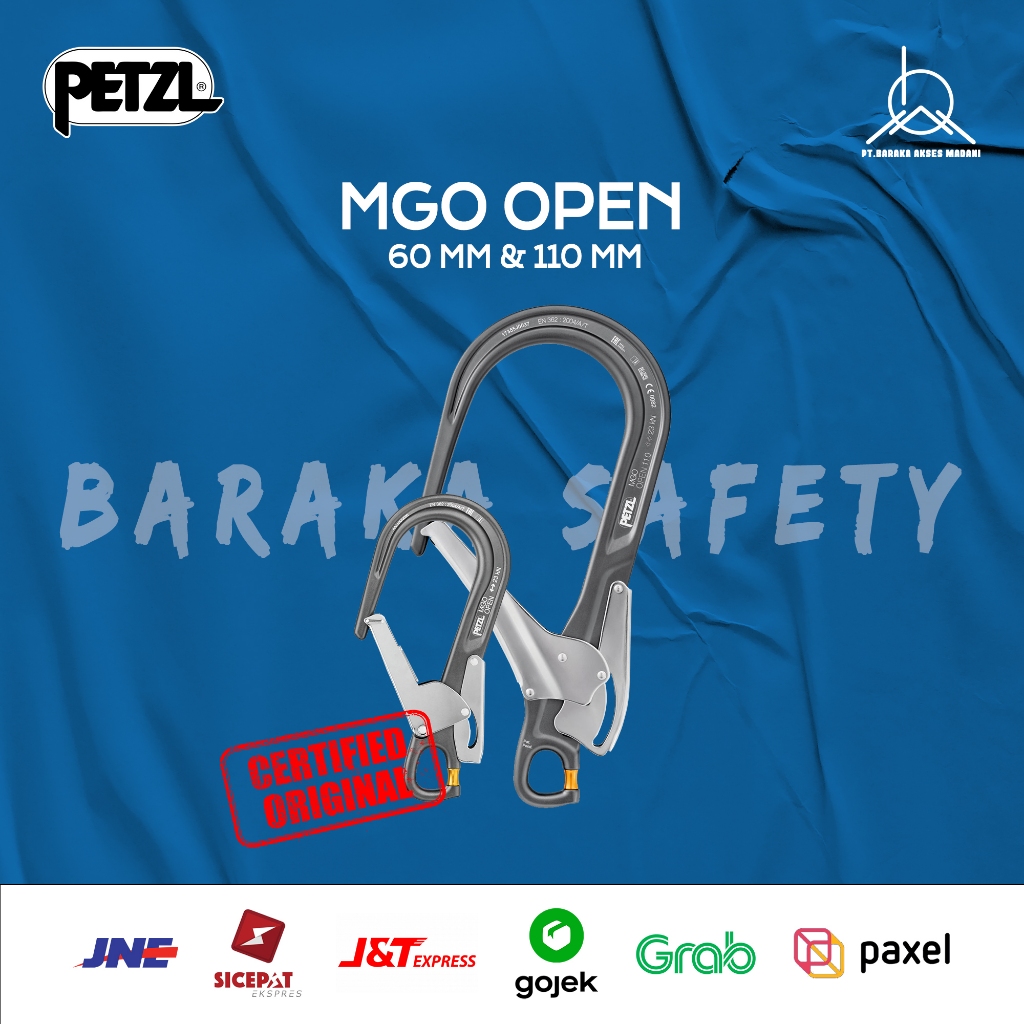 Jual PETZL MGO OPEN Auto-Locking Directional Connector with Large Gate ...