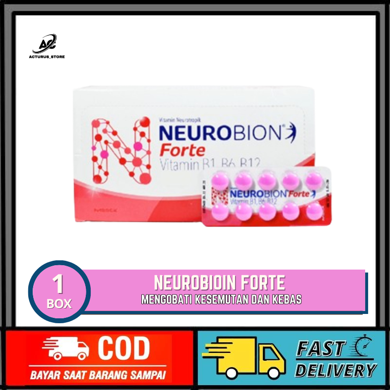 Jual Neurobion Forte Obat Kesemutan Dan Kebas Vitamin B1 B6 B12 ...