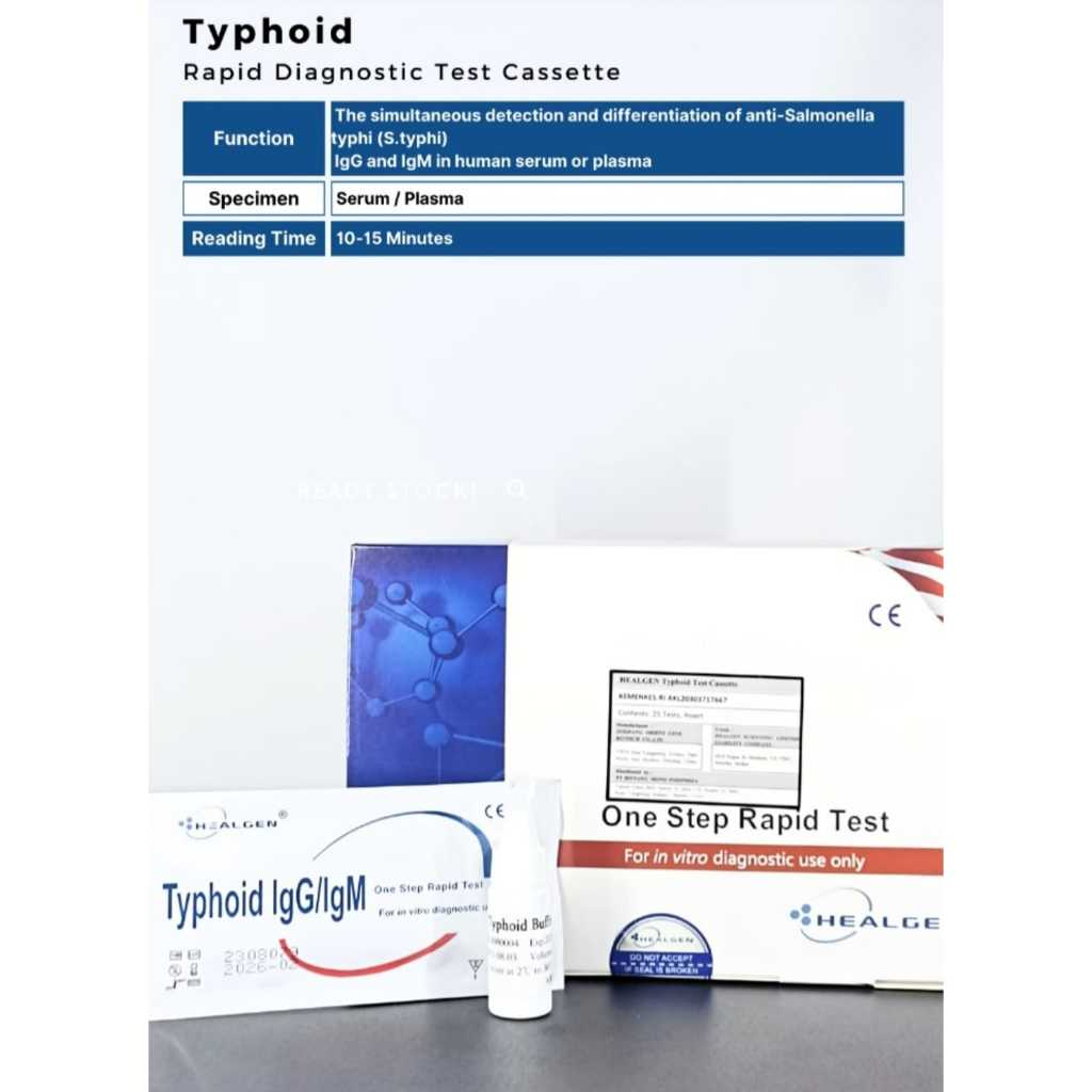 Jual Alat tes Typoid | Tes Salmonella | Rapid Salmonella | Rapid Typoid ...