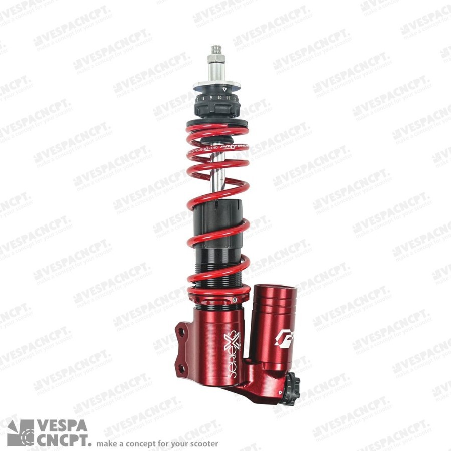 Jual Shockbreaker Shock Profender X Series Red Front Vespa Sprint ...