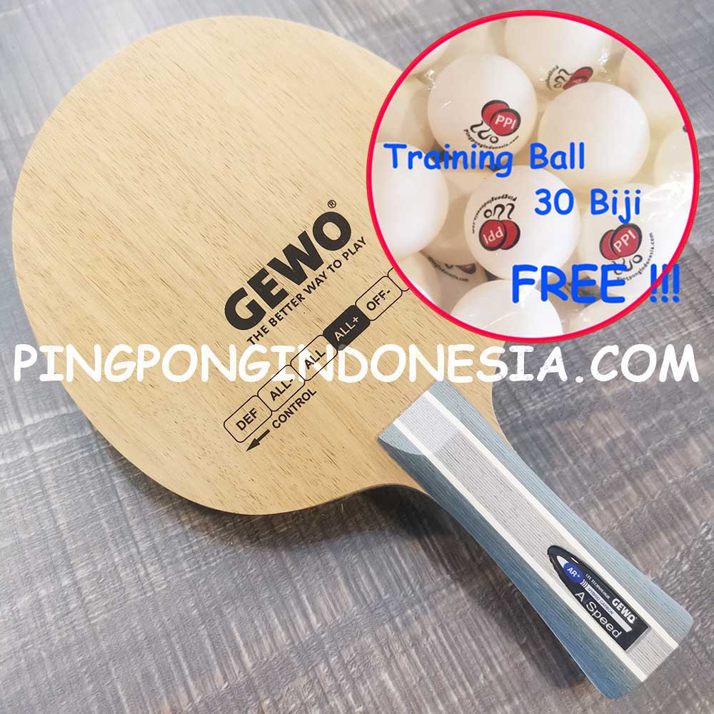 Jual Gewo Hybrid Carbon A/Speed - Kayu Pingpong Blade Tenis Meja Bet Bat Allround+ | Shopee ...