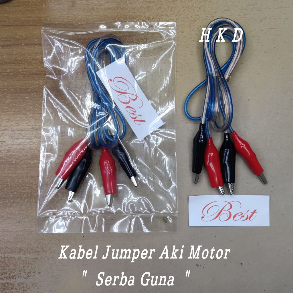 Jual JAMPER AKI /ACCU MOTOR PANJANG 1METER | Shopee Indonesia