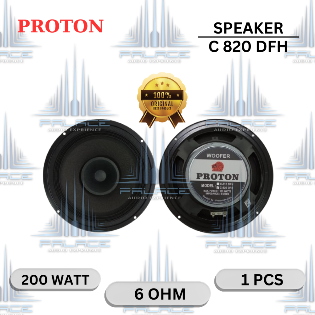 Jual Speaker FULL RANGE 8 Inch - Proton C 820 DFH | Shopee Indonesia