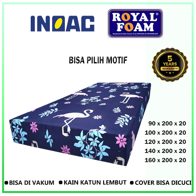 Jual Kasur Busa INOAC / ROYAL FOAM Tebal 20 cm Garansi 5 Tahun | Shopee ...