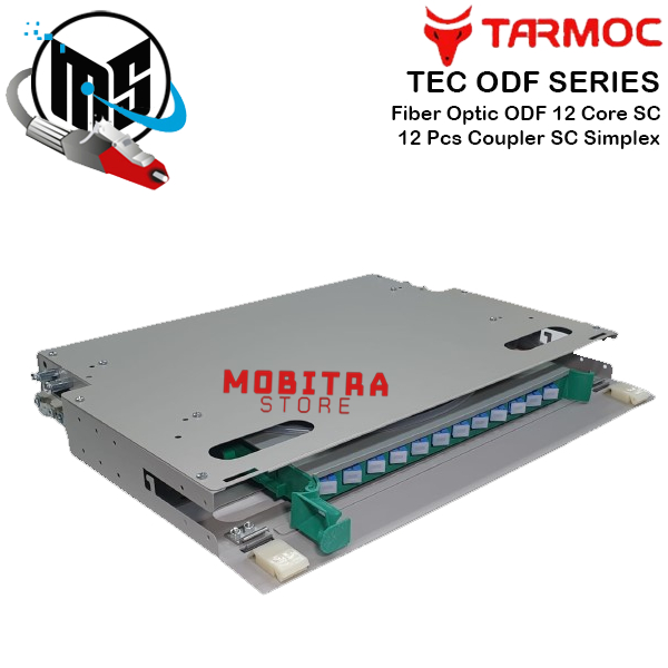 Jual Fiber Optic ODF/OTB 12 Core SC Lengkap Rackmount | ODF 12C SC ...