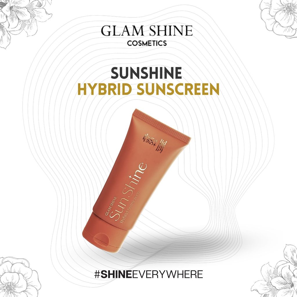 Jual Sunshine Hybrid Sunscreen Glam Shine Cosmetics dengan SPF 50 ...