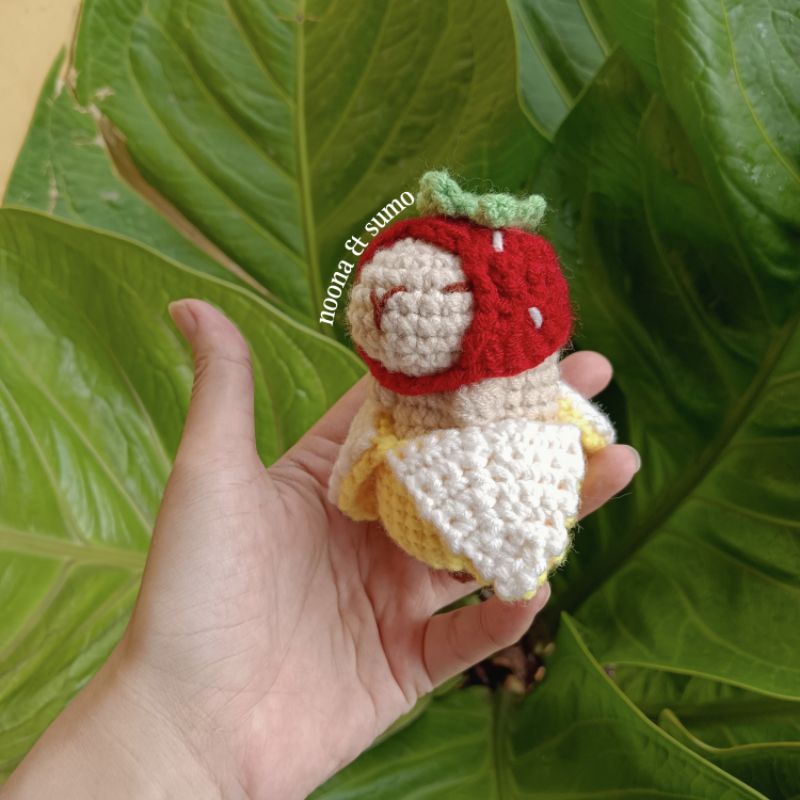 Jual [Amigurumi] Boneka Rajut Capibara | Capybara crochet doll ...