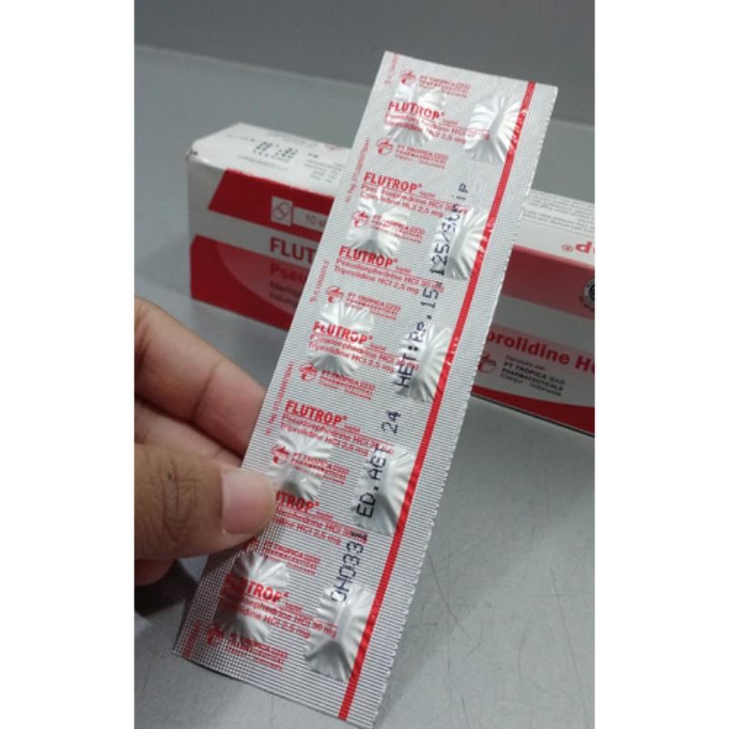 Jual Flutrop strip 10 kaplet Obat pilek Ampuh original | Shopee Indonesia