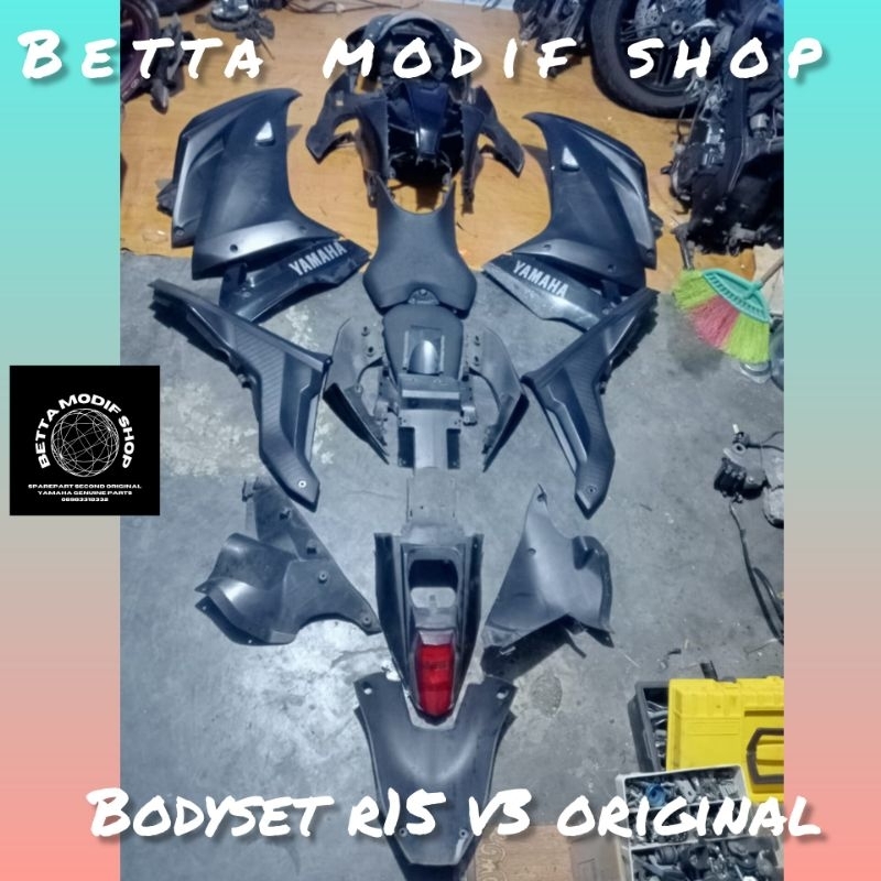Jual bodyset r15 v3 fullset original yamaha | Shopee Indonesia
