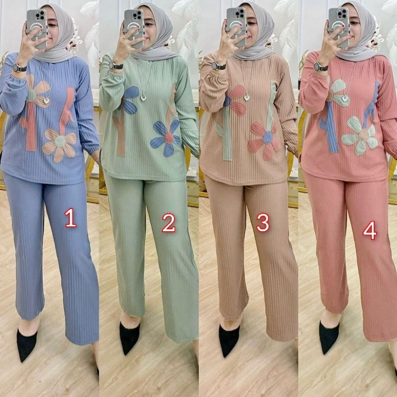 Jual Setcel zara lola knit Yumiko SICA seolmi Meiji Alinka AYUKA Mayumi ...