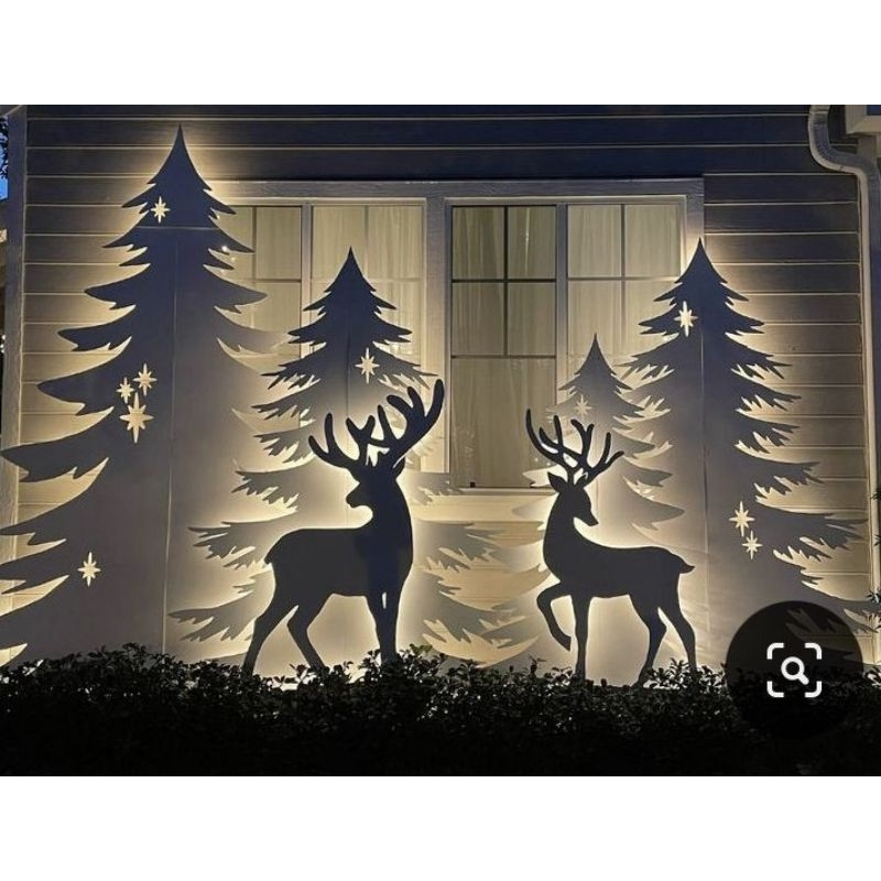 Jual Hiasan Natal pohon dan rusa /link custom model dan ukuran | Shopee ...