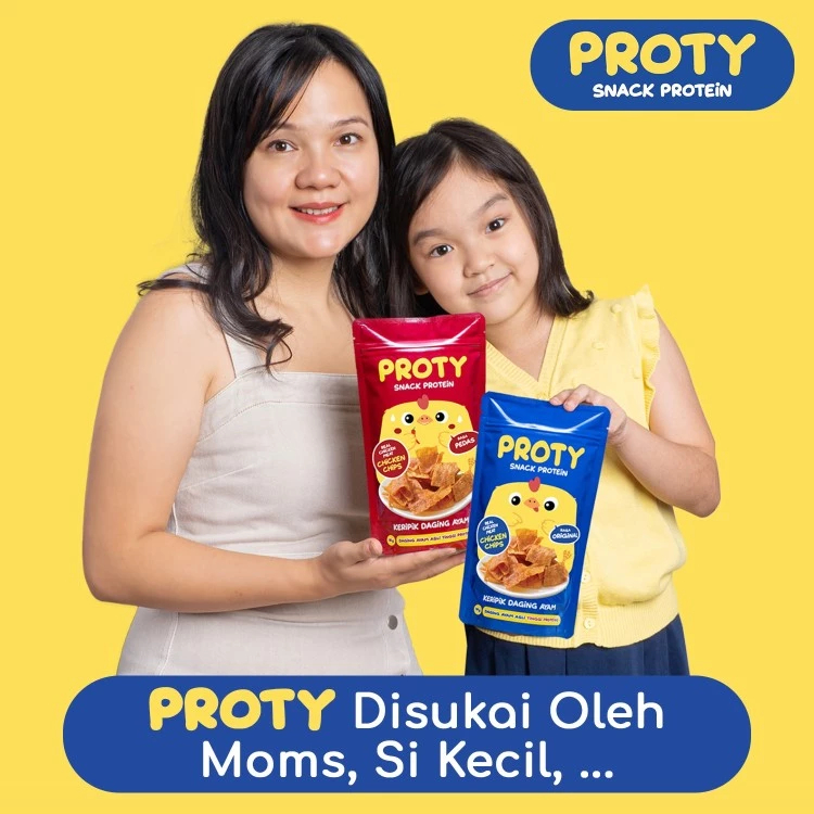Jual PROTY Chicken Chips (1) - Keripik Daging Ayam Krispi - Snack ...