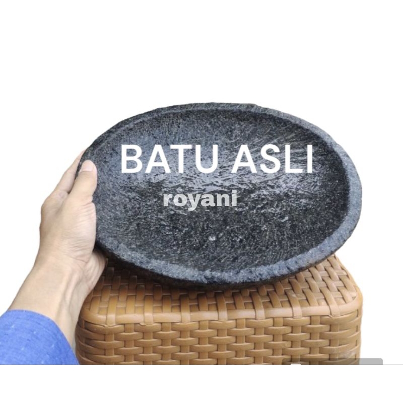 Jual COBEK batu asli jumbo bentuk OVAL murni batu alam gunung | Shopee ...