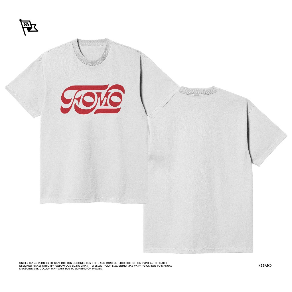 Jual KAIZEN - TSHIRT FOMO - KAOS FOMO | Shopee Indonesia