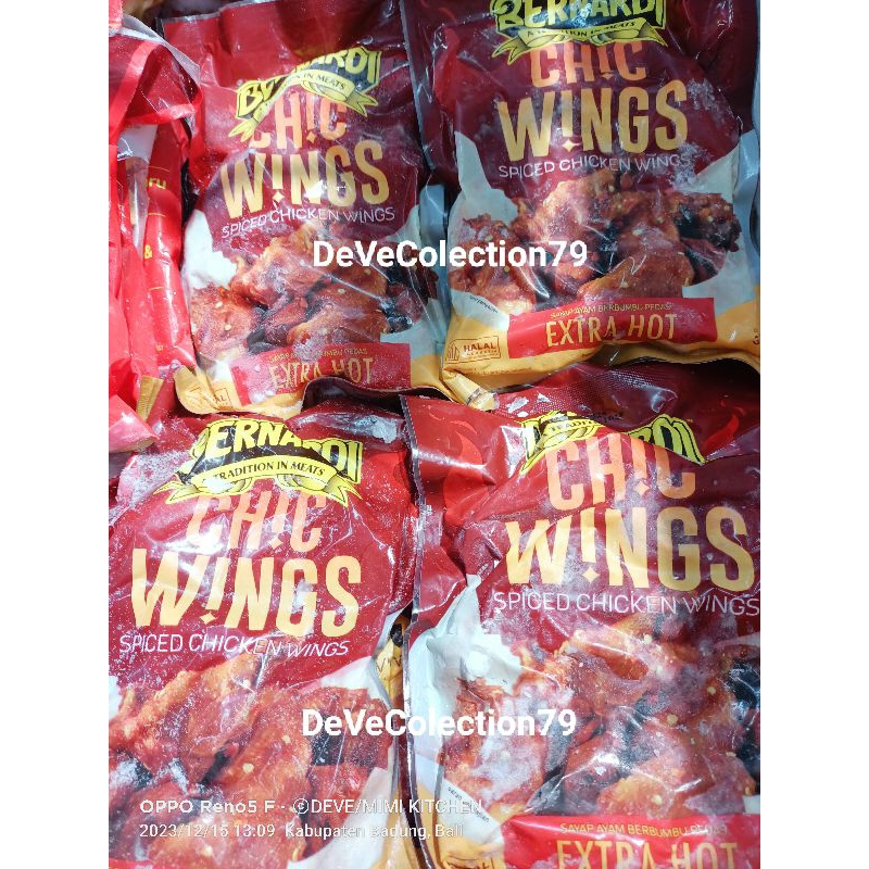 Jual Bernardi Chicken wings Extra hot 380gr | Shopee Indonesia