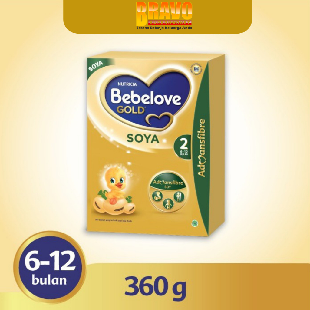 Jual Bravo Bojonegoro - Bebelove Gold Soya 2 Formula Soya Bayi Bubuk 360GR | Shopee Indonesia