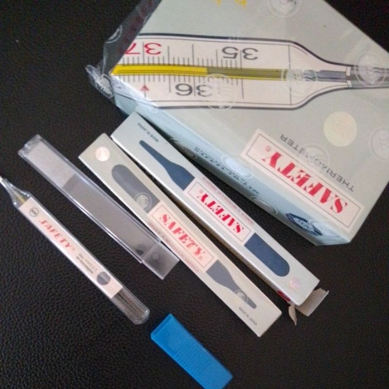 Jual termometer manual murah safety mercury glass | Shopee Indonesia