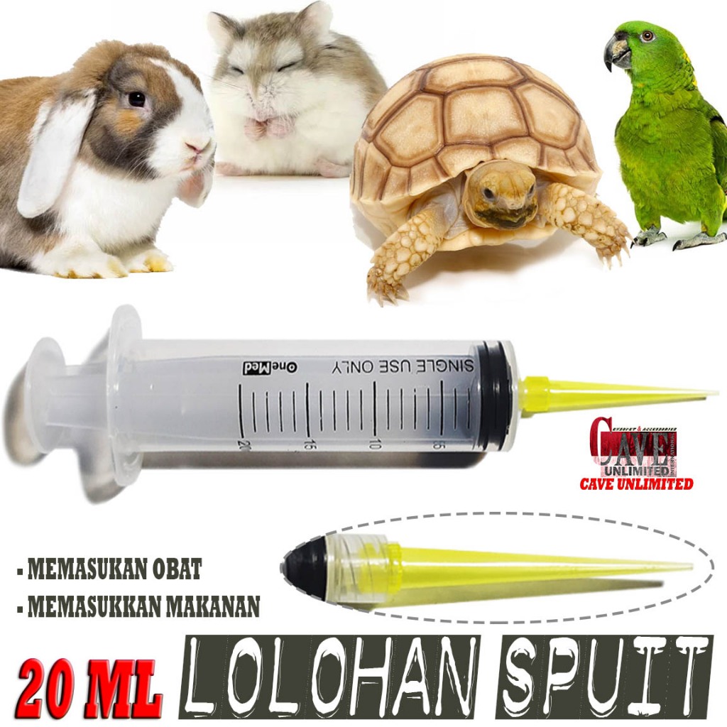Jual SPET SPUIT LOLOHAN SUNTIKAN ALAT BANTU MAKAN OBAT UNTUK REPTIL ...